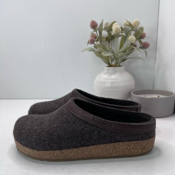 Haflinger | Shoes | Haflinger Grizzly Torben Wool Felt Clogs Brown ...